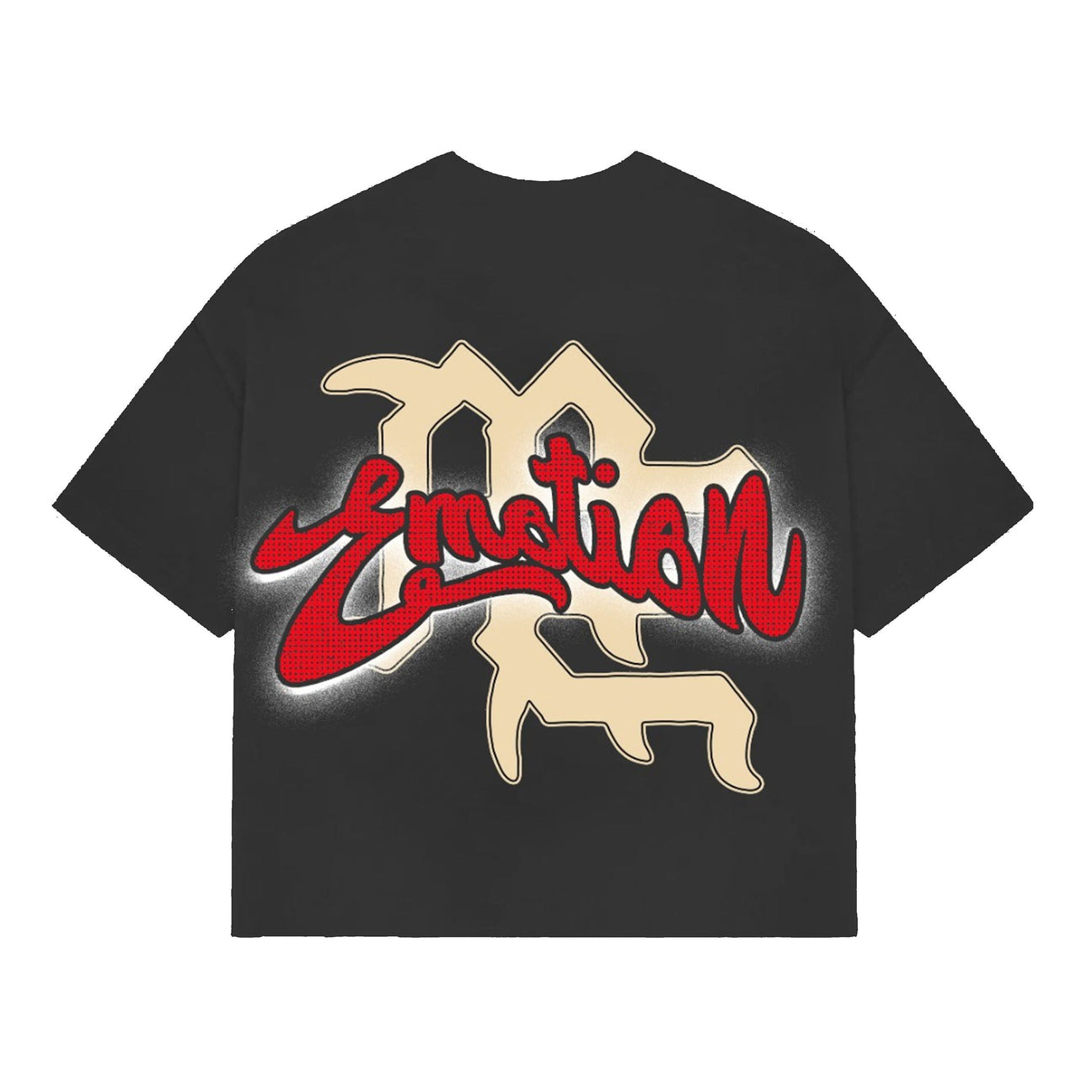 MIXED EMOTION CROPPED BLINDED ANGEL TEE – KITSUNE HYPE DEPT